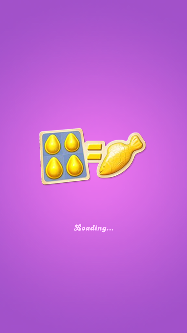 Candy Crush loading screen
