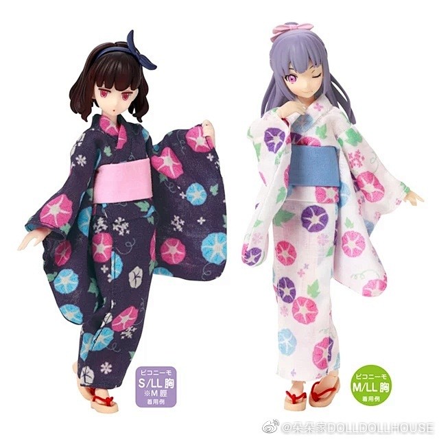 【新品速递】 朵朵家AZONE官服12分金鱼和水气球少女和服浴衣 腰封木屐 正版6月 朵朵家AZONE官服12分 牵牛花和少女 和服浴衣 腰封 ...