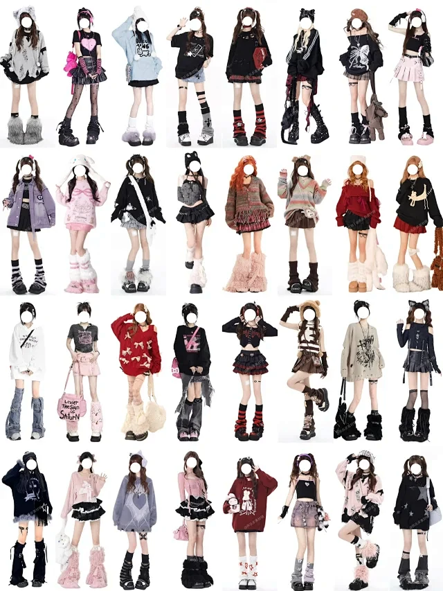 oc 人狂喜系列之y2k甜酷美式复古穿搭第三期 - 小红书-花瓣网