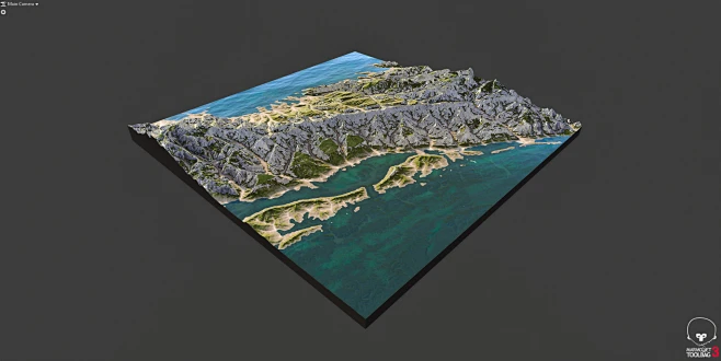 Terrain practice, Alexander Kolyasa : Another practice with WorldMachine. This time it's beauty ...