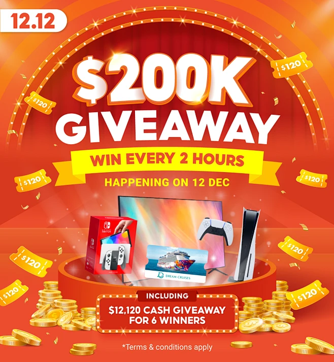 Enjoy $60 Cashback All-Day, Daily Midnight 50% Off Flash Deals and ...