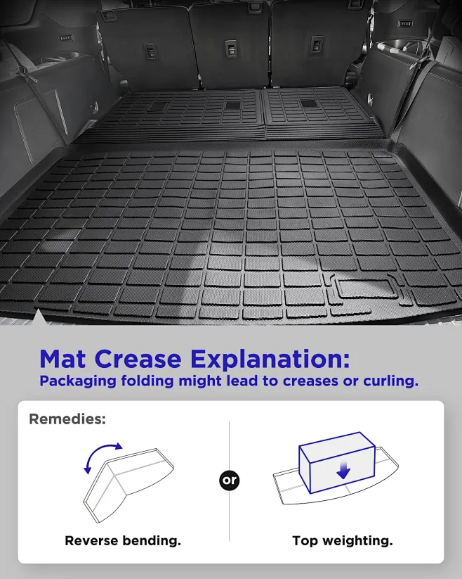 Amazon.com: Cargo Mat with Backrest Mat for Ford Expedition Max ...