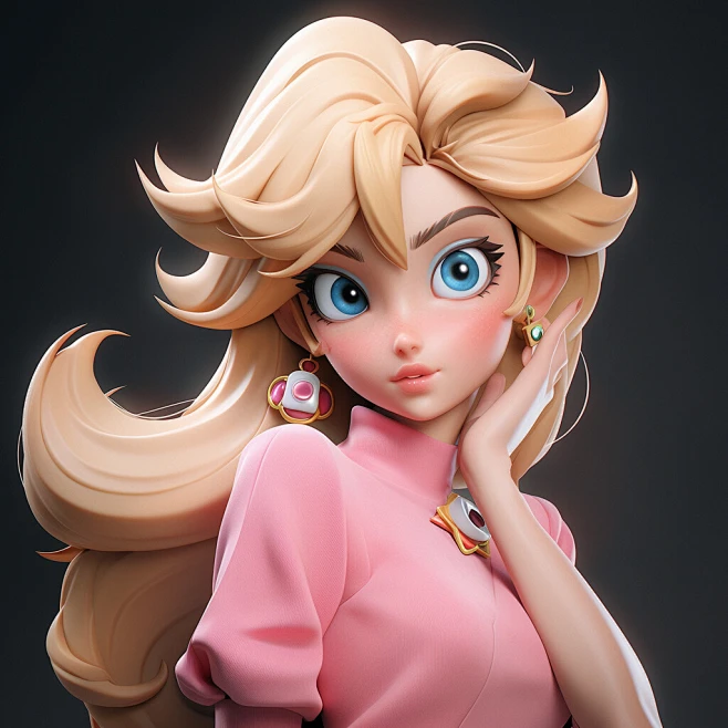 Princess Peach-花瓣网