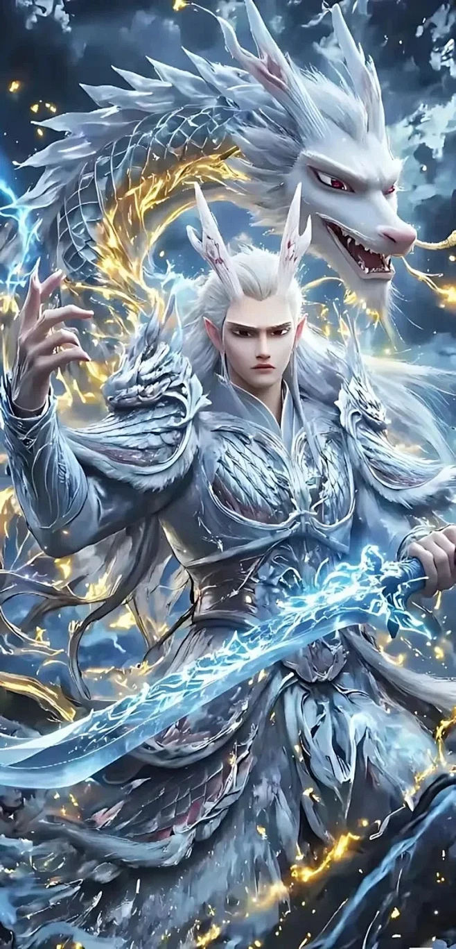 哪吒之魔童闹海|手机壁纸|敖光好帅 - 小红书-花瓣网