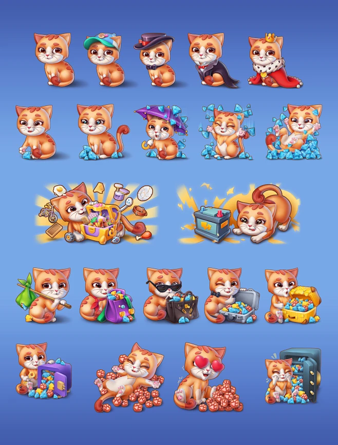 Merge Game Project: Icons & Character Design-花瓣网