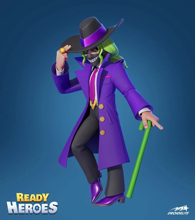 Ready Heroes, Ming Xiong : render with blender I hope you like it-花瓣网