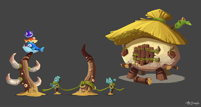 2D Prop concept, JJutang Ha : 2D Prop concept