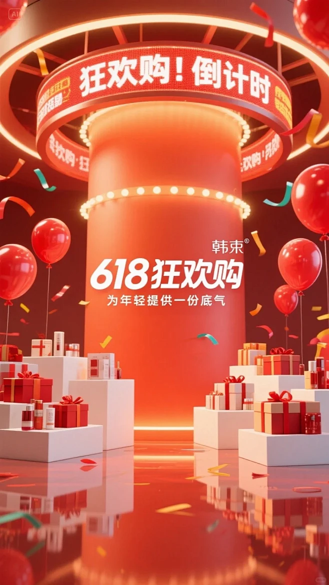 618直播背景/附教程 - 小红书-花瓣网