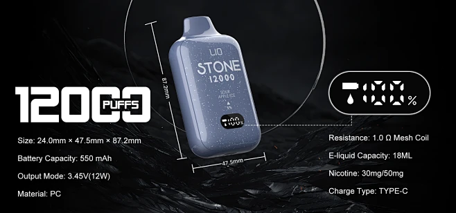 第一款智能一次性设备-LIO Stone 12000-花瓣网
