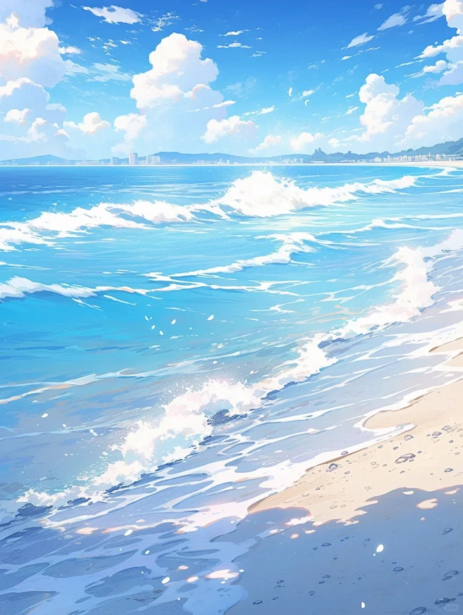 可商素材丨蓝天沙滩