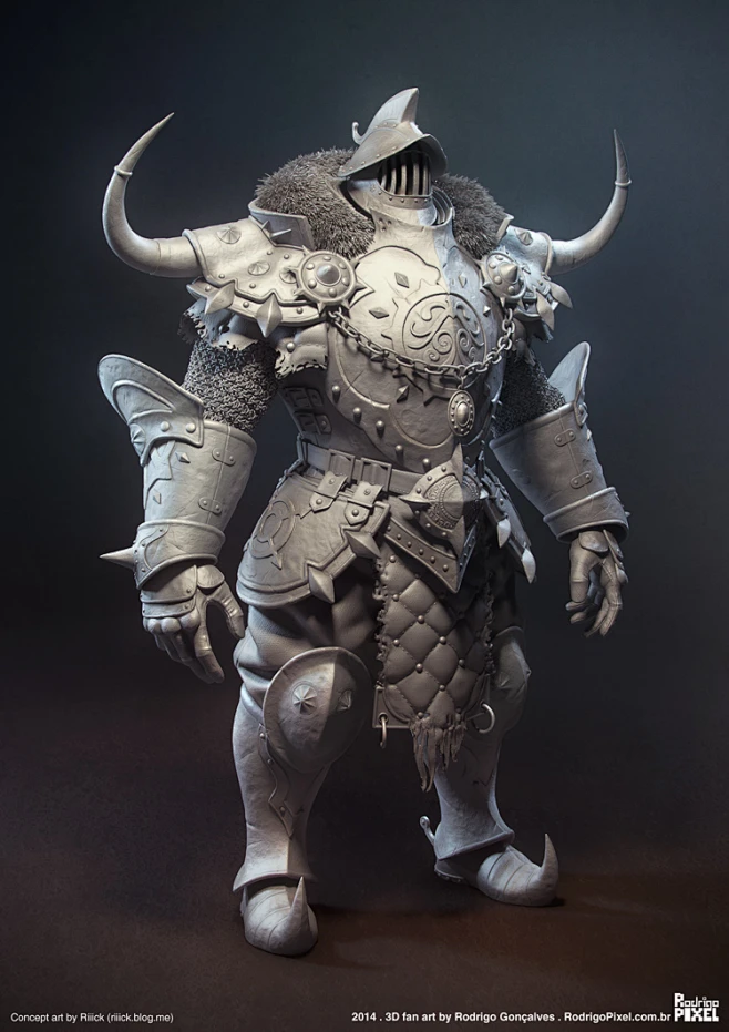 Rodrigo Gonçalves » Knight: Fan Art – Real-time-花瓣网