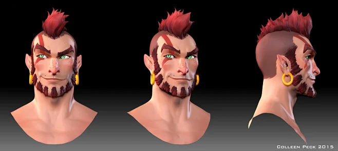 Overwatch Fan Art Penn Bust, Colleen Peck Larson : First real attempt ...