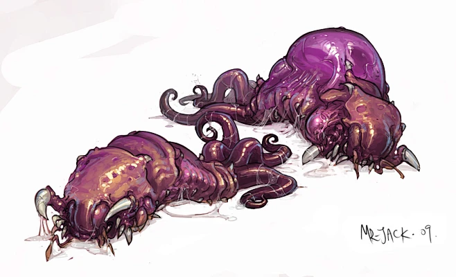 Zerg.larvae-花瓣网