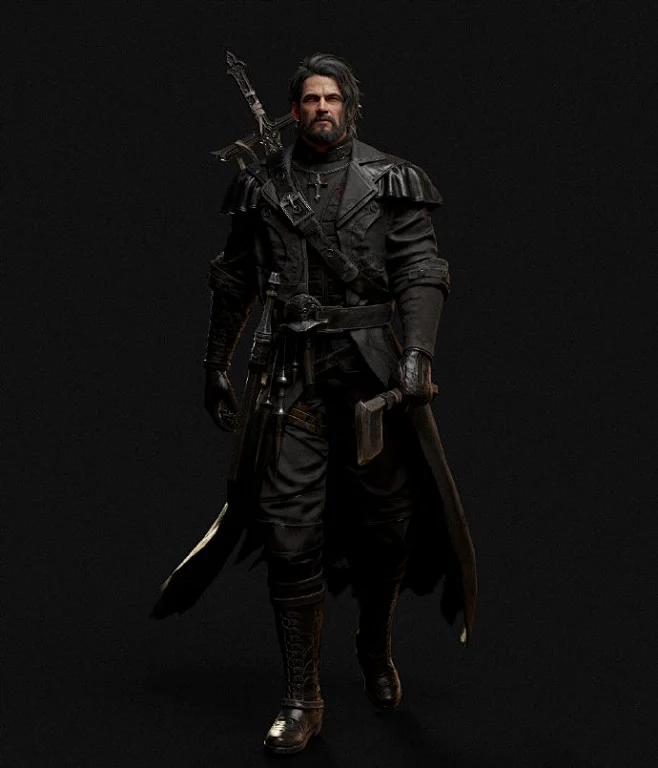 Old Hunter 模型师Jae-yong Bae 原画Heewon Kim -花瓣网