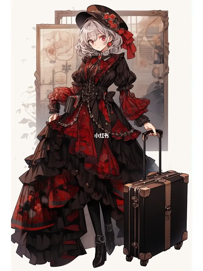 服装设计1000题之蒸汽朋克旅行者