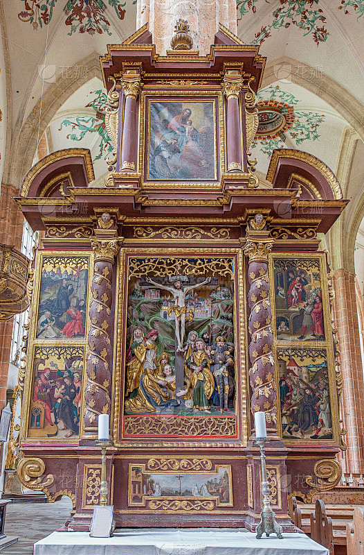 Neuberg和der Murz -早期巴洛克式的侧祭坛