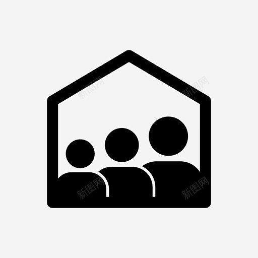 家庭家庭住宅家庭成员图标 UI图标 设计图片 免费下载 页面网页 平面电商 创意素材