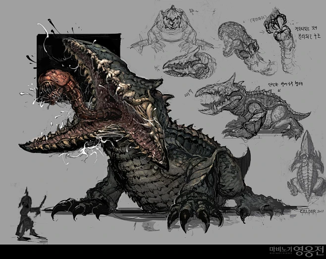 Creature Design work :Thor -花瓣网