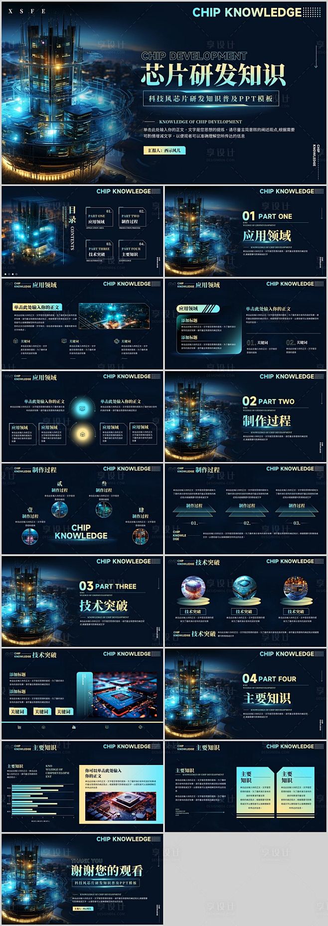科技芯片技术知识普及PPT-源文件