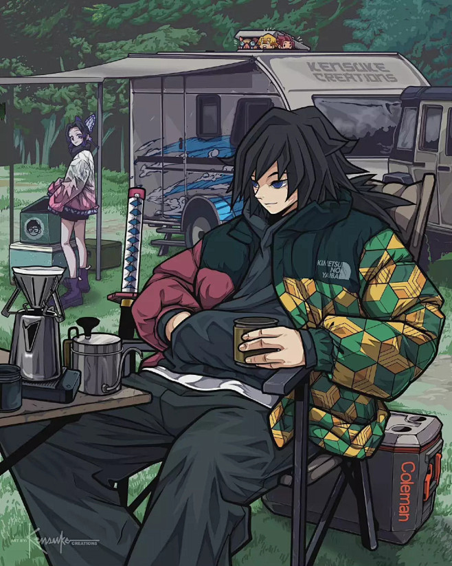 鬼灭之刃蝴蝶忍富冈义勇-花瓣网