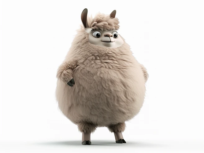3D Cartoon animal, 3d cartoon sheep, 3D cartoon funny sheep 3d cartoon ...
