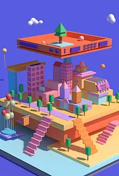 2.5D插画设计图片_站酷 2.5D插画图片素材-花瓣网