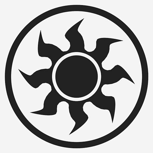 白色mtgmtg符号图标_88ICON https://88icon.com 白色 mtg mtg符号 shine spell sun sunny tcg 交易卡游戏 法力