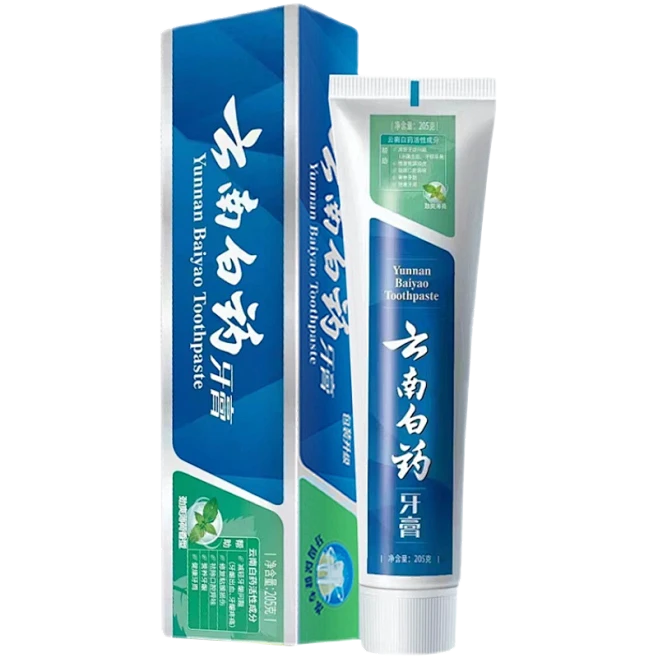 云南白药牙膏劲爽薄荷香型205g清新口气呵护牙龈 新品-tmall.com天猫-花瓣网
