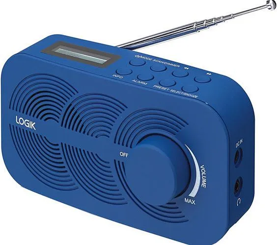 LOGIK LRNDAB14 Portable DAB Radio - Blue图片_各种纹（网孔 出风口 散热孔 纹理）图片素材-花瓣网