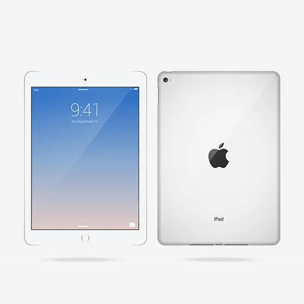 矢量IPAD https://88ICON.com 白色 苹果 LOGO 3D模型-花瓣网