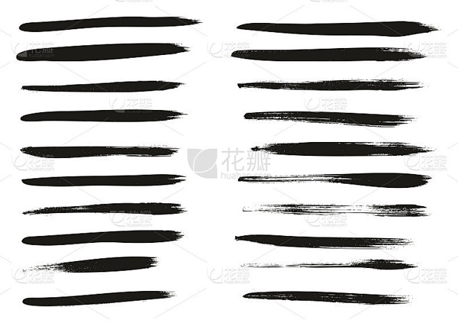 Calligraphy Paint Thin Brush Lines High Detail Abs