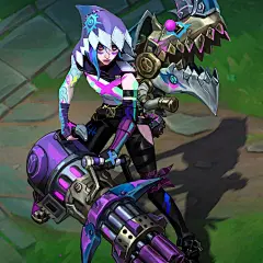 League of Legends: Wild Rift Arcane Prodigy Jinx 双城之战2金克斯-花瓣网