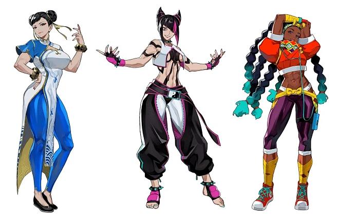 Street Fighter 6 Merch Feat. Chun-Li, Juri Han and Kimberly Artwork by ...
