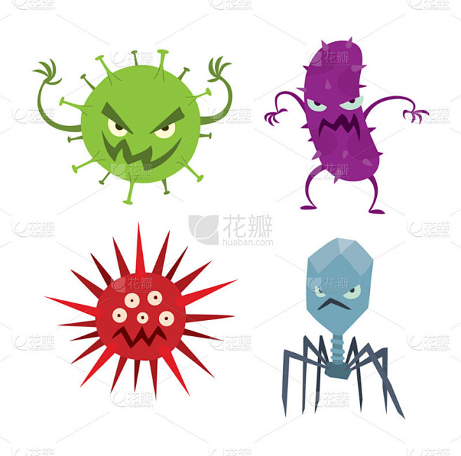 外星怪物矢量图.