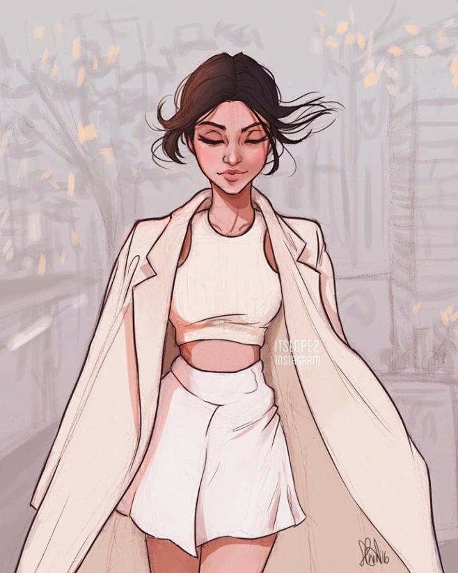 插画师 Laia López 绘画作品 | itslopez.deviantart.com -花瓣网