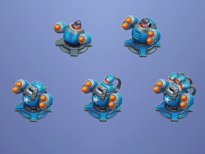 Fieldrunners Attack! Characters and Assets : These are some character ...