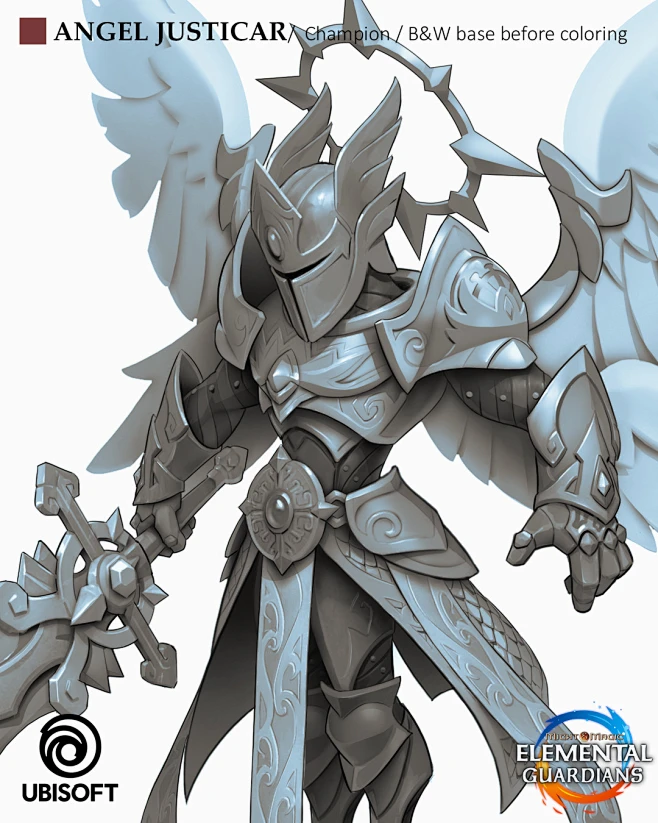 Angel Justicar - Might & Magic Elemental Guardians, Koveck (Antonio ...