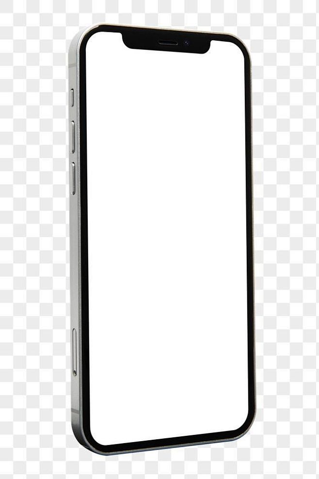 Download premium png of Smartphone white screen png mockup innovative ...