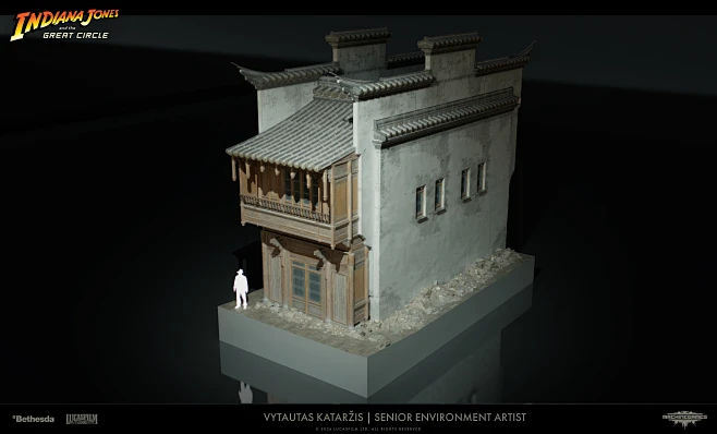 Indiana Jones and The Great Circle - Shanghai Environment Breakdowns-花瓣网