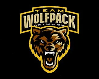 Team Wolfpack Logo Design | More logos http://blog.logoswish.com/category/logo-inspiration ...