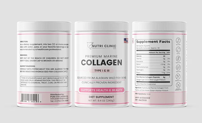 supplement supplement label collagen Collagen Label Design label design ...