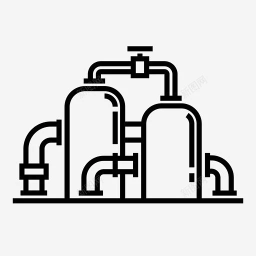 生产设备工厂工业图标 页面网页 平面电商 创意素材-花瓣网