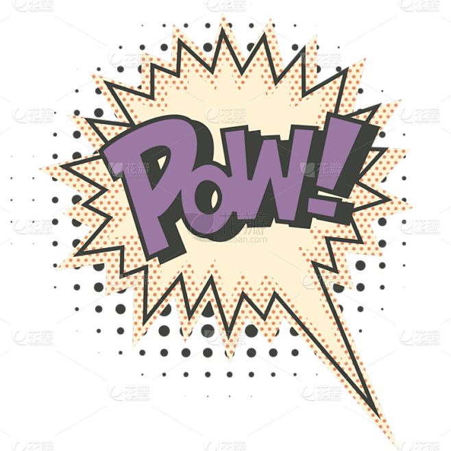 Comic Style Text Sticker