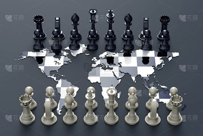 棋盘出了世界地图，用象棋下棋