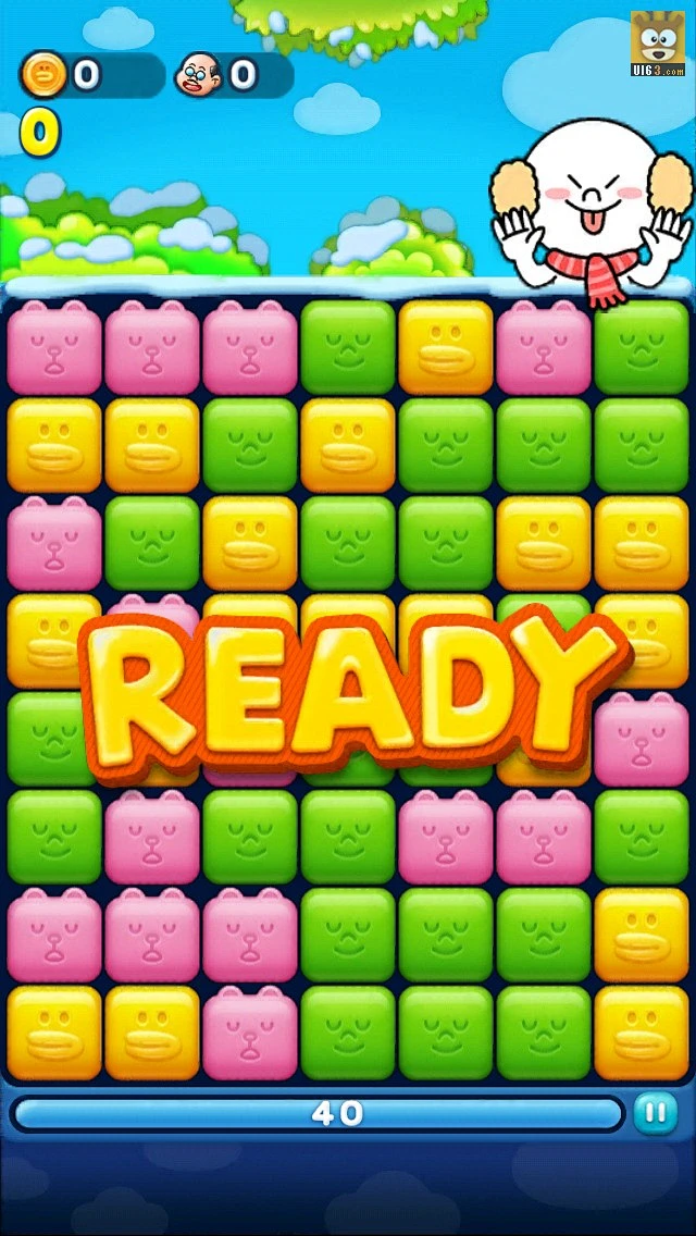 LINE《 JELLY》手机游戏UI设计-花瓣网