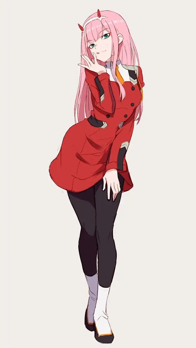 Zero two 02-花瓣网