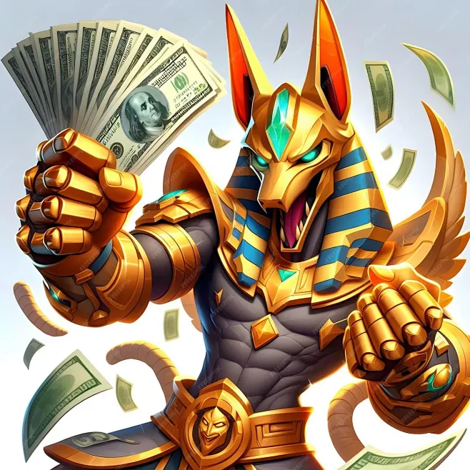 Premium Photo | Anubis wrath slot game character-花瓣网