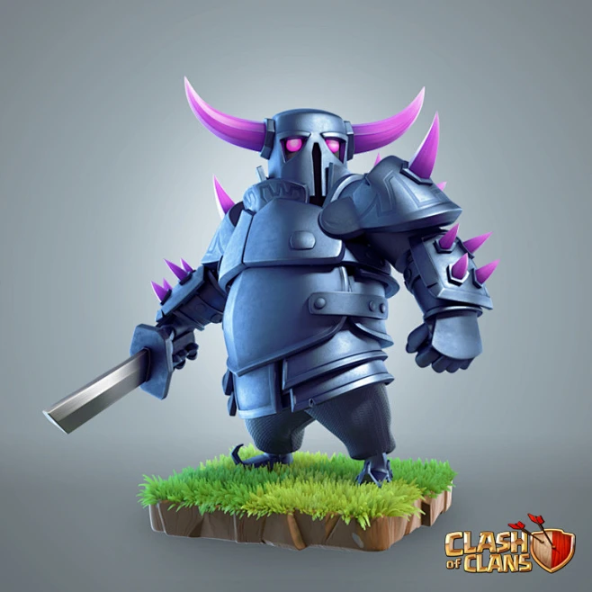 Clash of Clans - Bowler, Supercell Art : © 2012 Supercell Oy.-花瓣网