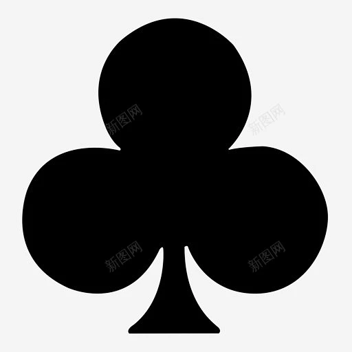 梅花王牌三叶草好运 UI图标 设计图片 免费下载 页面网页 平面电商 创意素材-花瓣网