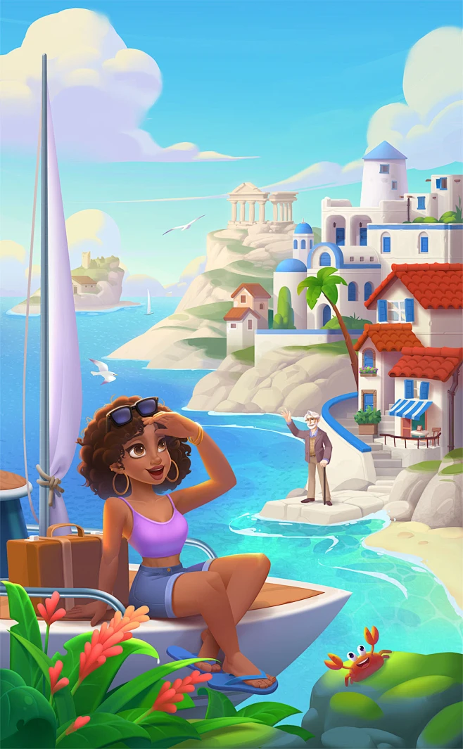 seaside escape-花瓣网